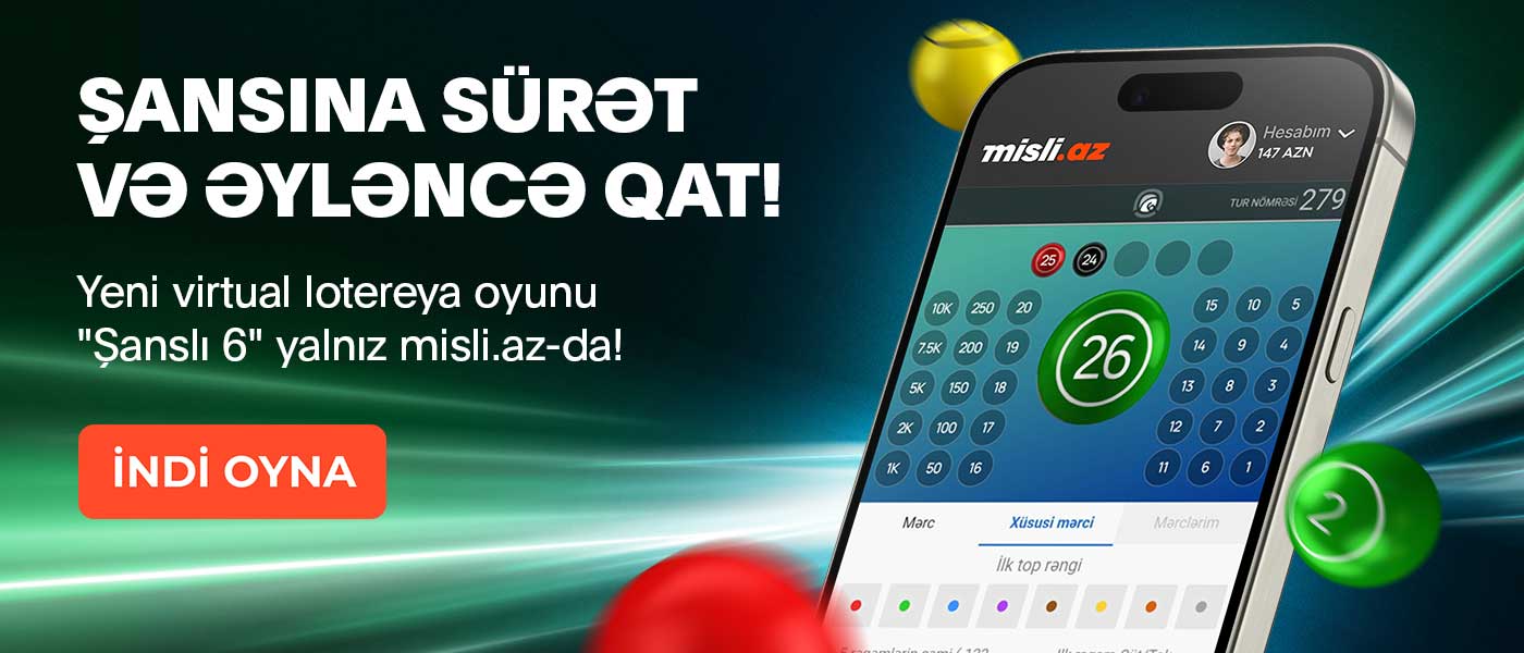 Canlı futbol nəticələri, Onlayn mərc, virtual oyunlar | Misli.az